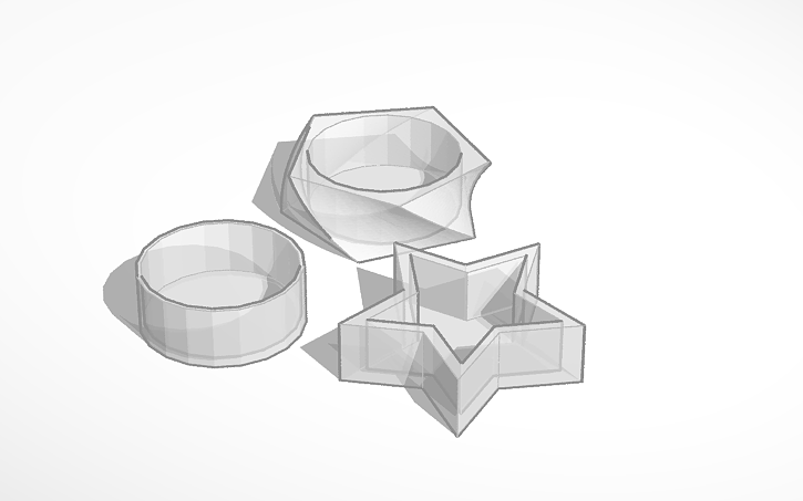 3D design Candle Mold - Tinkercad