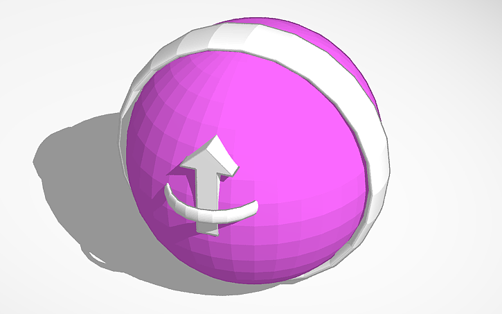 3D design YEEPS hide and seek portal ball - Tinkercad