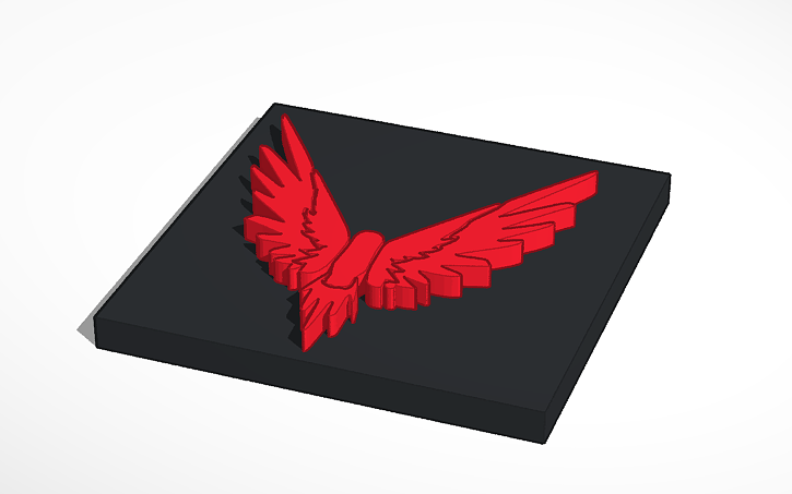 3D design Wesley Koenig Black and Red - Tinkercad
