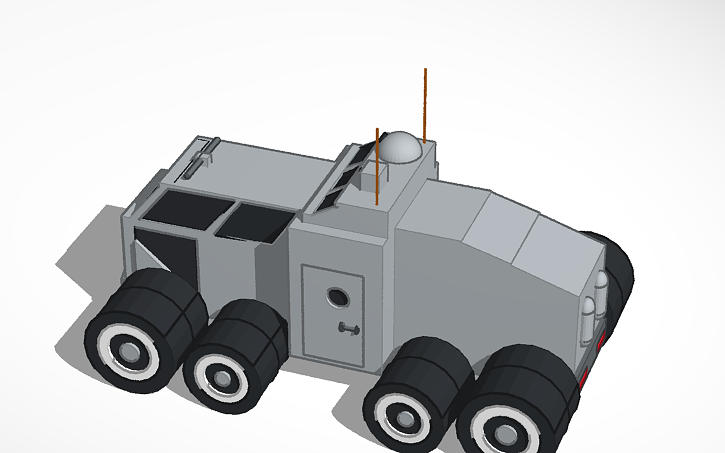 3D design mars-rider - Tinkercad