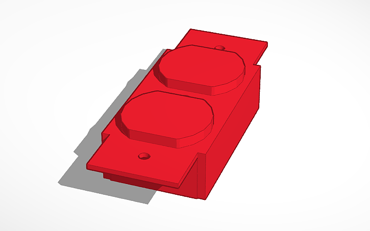 3D design wall outlet 120vac | Tinkercad