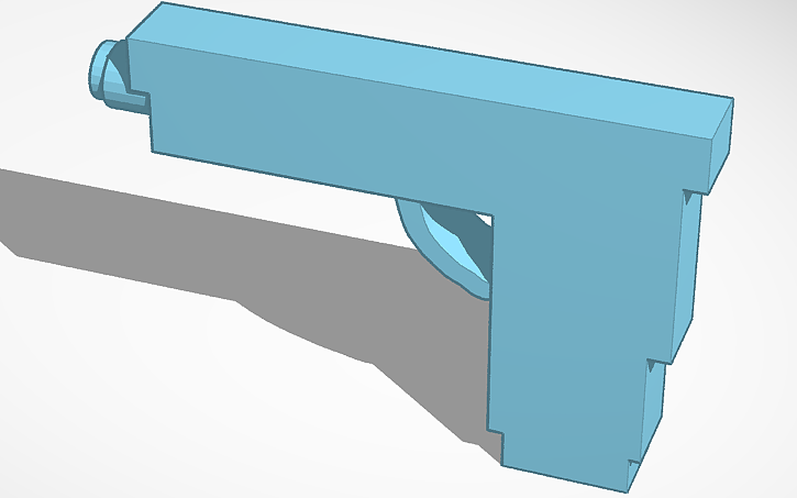3D design pistol - Tinkercad
