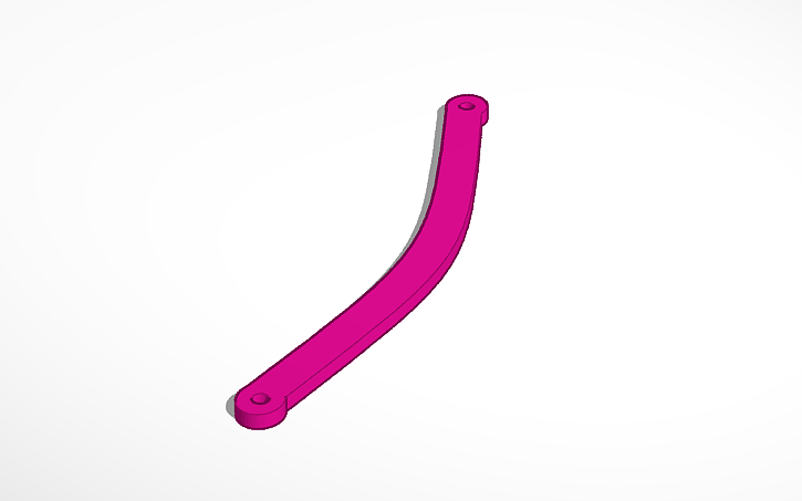 3D design Face Mask Nose Strip - Tinkercad