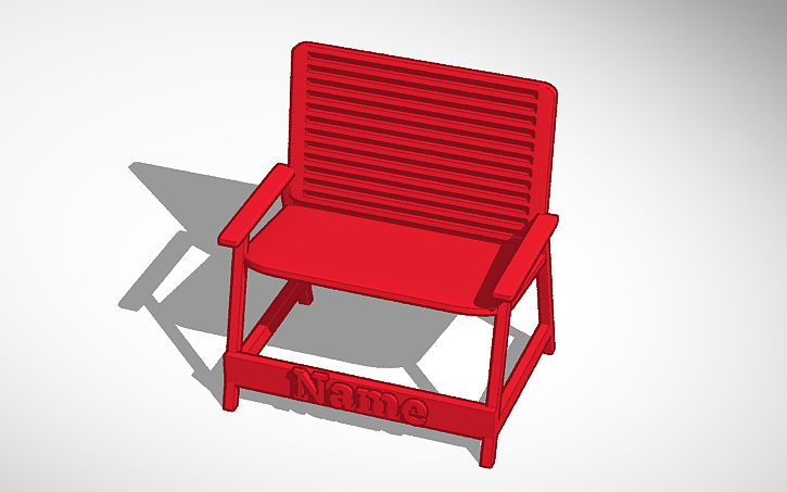 3D design Lifeguard Chair Cell Phone Stand - Tinkercad
