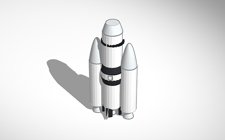 3D design Martian Rocket HW II | Tinkercad