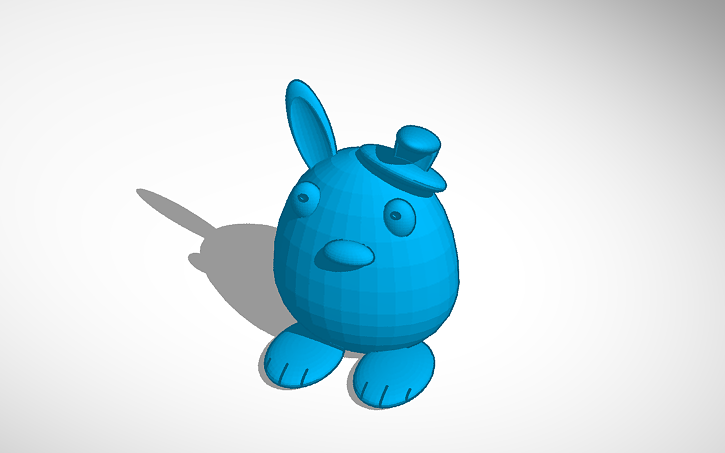 3D design Easter Bunny | Tinkercad