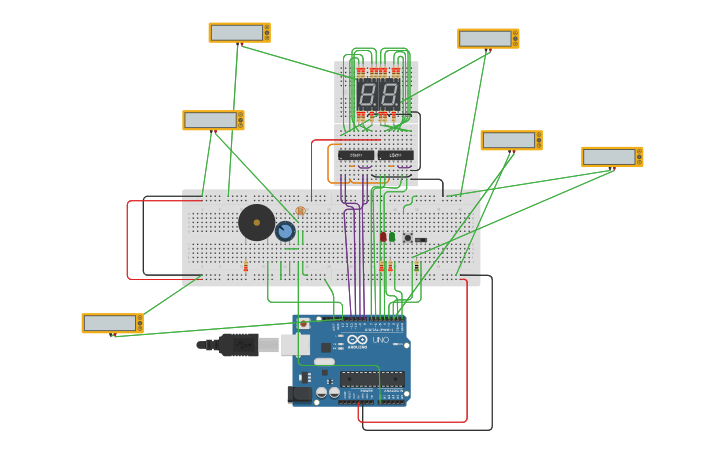 Circuit design Lab8_u6918167 | Tinkercad