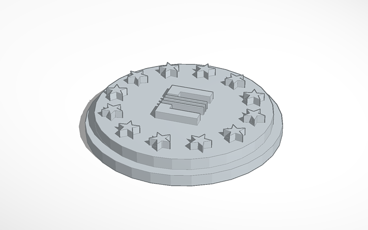 3D design S. Baker Fallout Checker Piece (Pt2) [YEOT] - Tinkercad