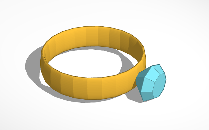 3D design ring - Tinkercad