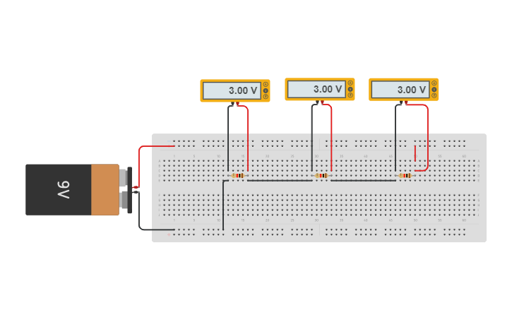 Circuit Design Series Circuit Tinkercad