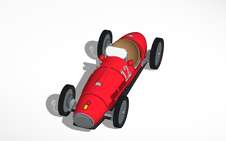 3D design Ferrari 375 F1 | Tinkercad