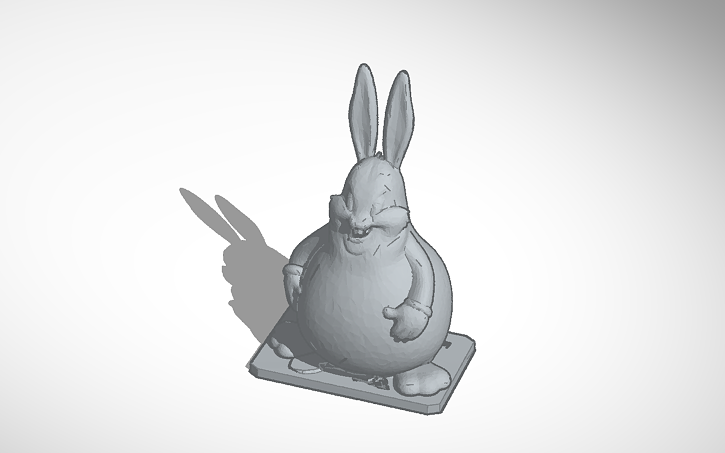 3D design Big Chungus - Tinkercad