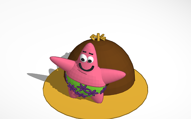 3D design patric star | Tinkercad
