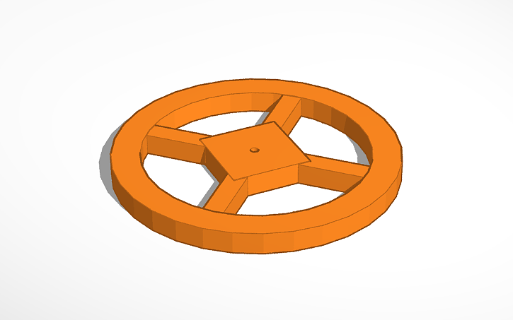 3d Design Wheel 80cm Tinkercad