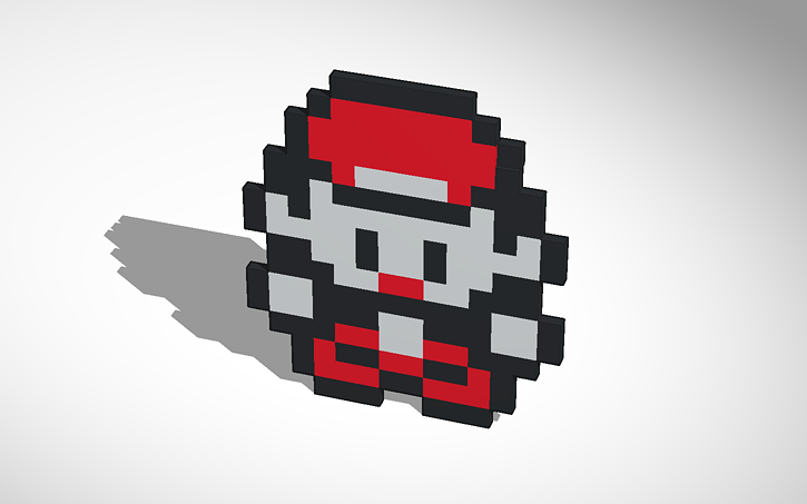 3D design Red from pokemon | Tinkercad