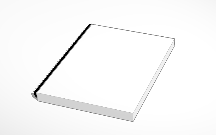 3D design Notebook - Tinkercad