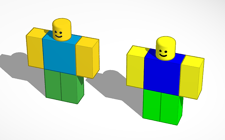 3D design Roblox Noob! | Tinkercad
