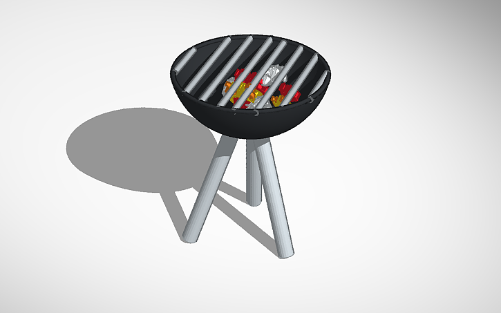 3D design Grill - Tinkercad