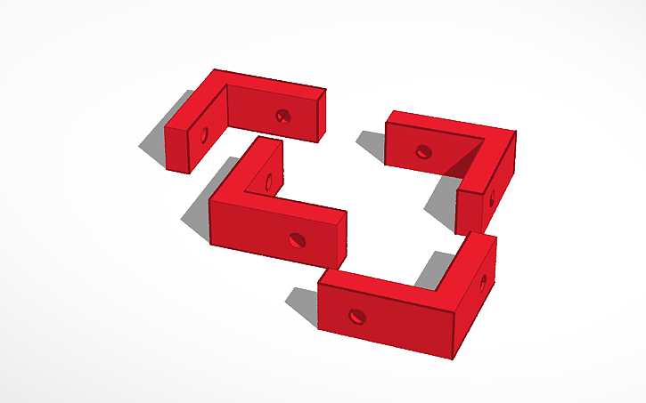 3D design L SHAPE - Tinkercad