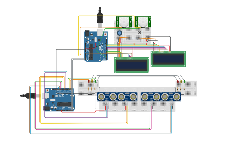 Circuit design Proyecto Primer Parcial - Tinkercad