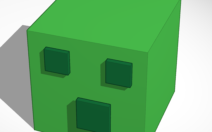 3D design Minecraft Slime | Tinkercad