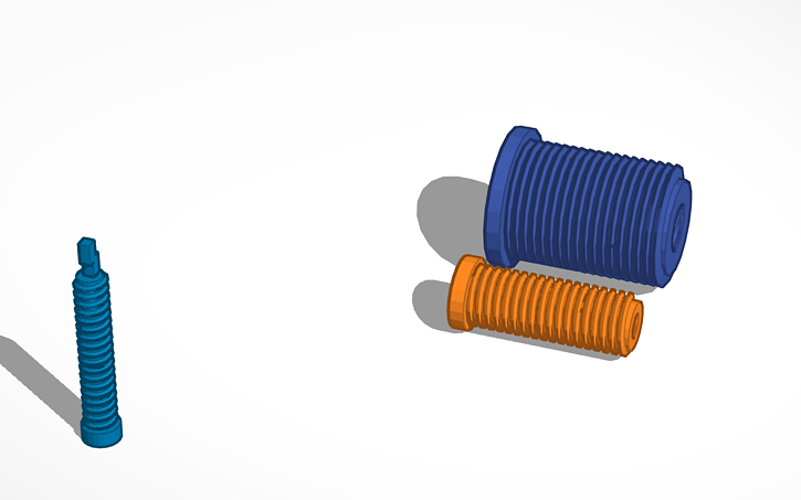 3D design Tri-Nested Screw | Tinkercad