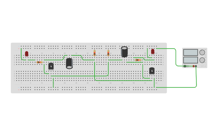 Circuit design Pisca pisca - Tinkercad