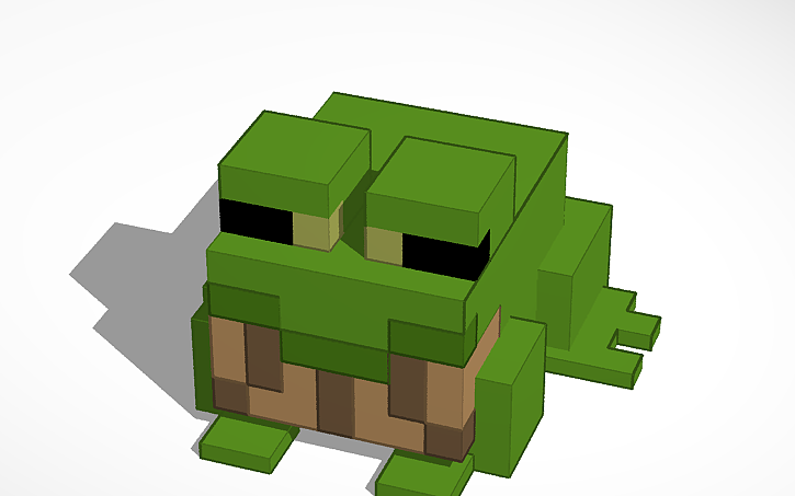 3D design Frog - Tinkercad