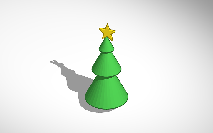 3D design Christmas Tree - Tinkercad