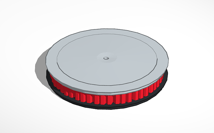 3D design air filter - Tinkercad