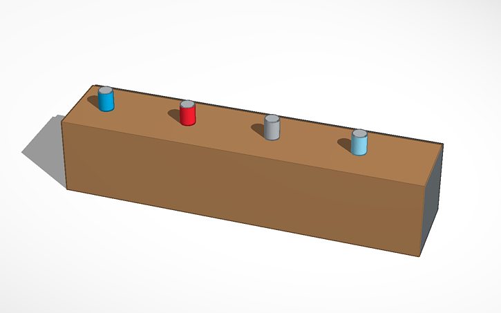 3D design TAH bar - Tinkercad