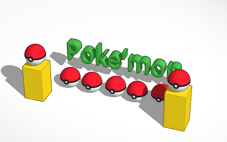 3D design pokemon | Tinkercad