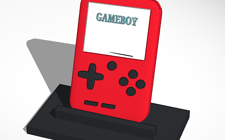 3D design Retro Handheld Console - Tinkercad
