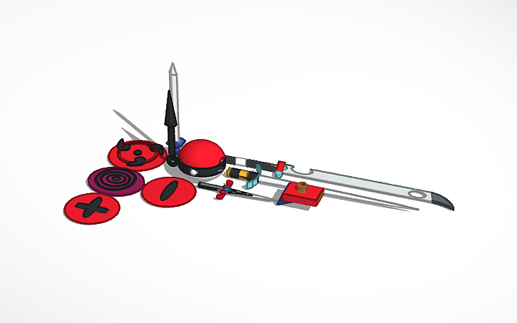 3D design Swords/Weapons - Tinkercad