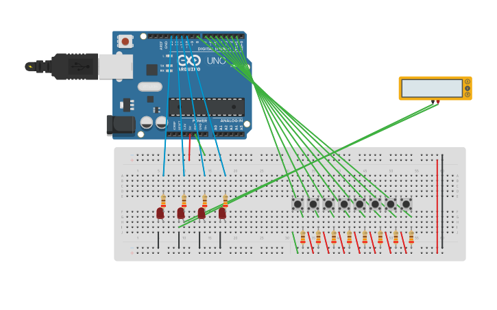 Circuit design Arduino Experiment - Tinkercad