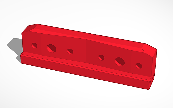 3D design WLtoys 124018 Roof Skid+LED Mount V5 - Tinkercad