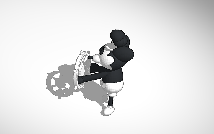 3D design Mickey Mouse by Walt Disney | Tinkercad