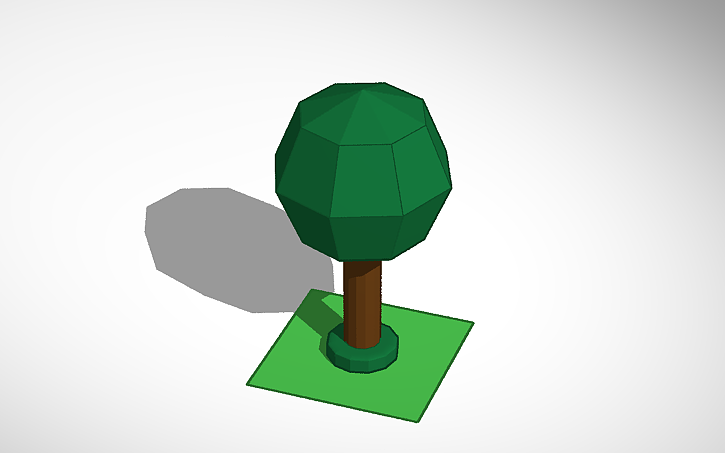 3D design Pine Tree - Tinkercad