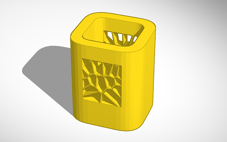 3D design Pen Stand - Tinkercad