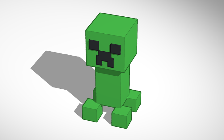 3D design Minecraft Creeper - Tinkercad