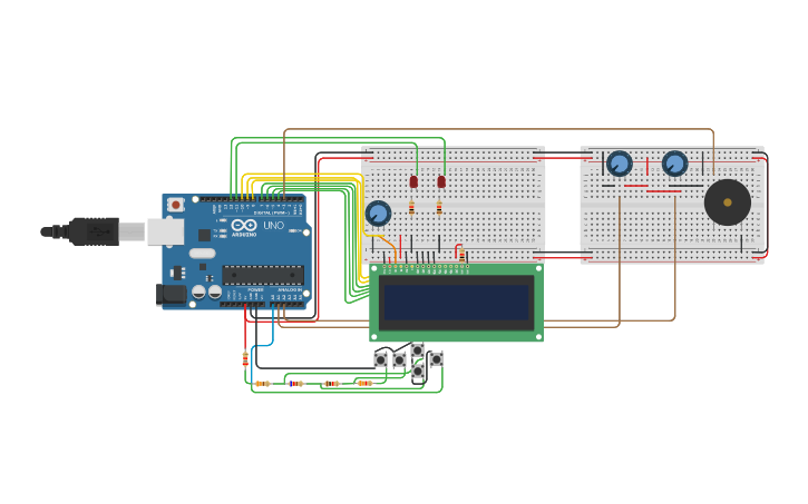 Circuit Design Exercício 10 Pressão Tinkercad
