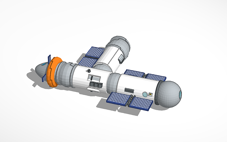 3D design Space station - Tinkercad