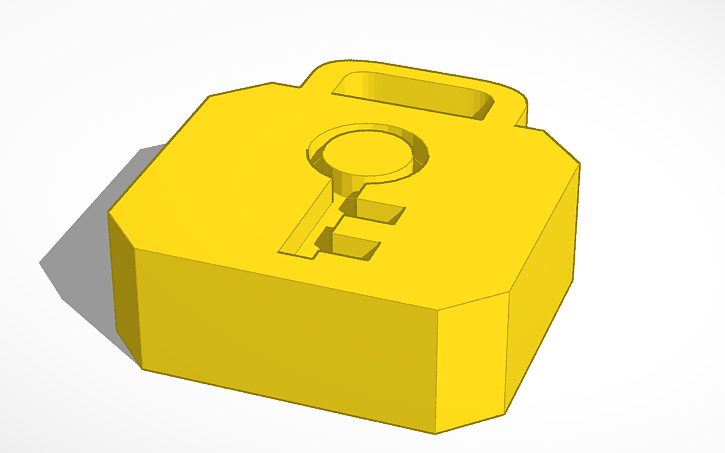 3D design World lock | Tinkercad
