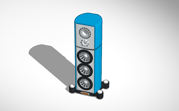 3D design SPEAKER - Tinkercad