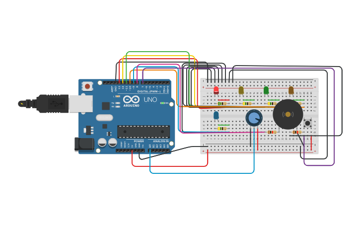 Circuit Design Capal Exercise 5 Pushbutton Tinkercad