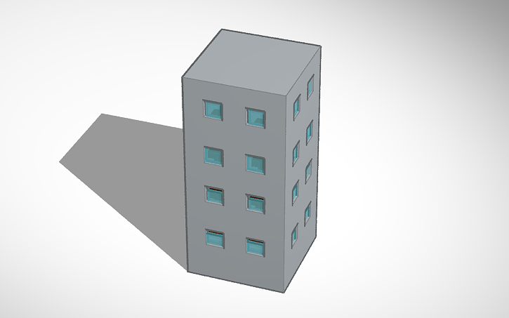 3D design Skyscraper - Tinkercad