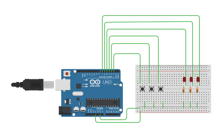 Circuit design esercizio_funzioni2 - Tinkercad