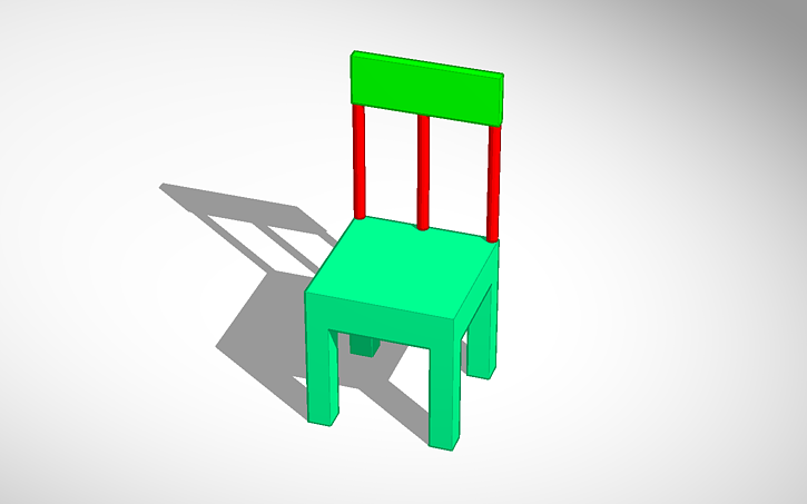 3D design Chair - Tinkercad
