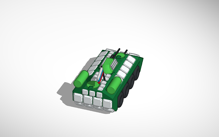 3D design BTR - Tinkercad