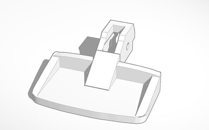3D design washing machine handle indezit/ariston - Tinkercad